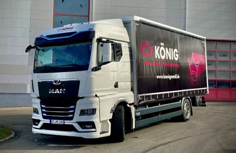 Neue Zugmaschine für König - König Metallveredelung GmbH